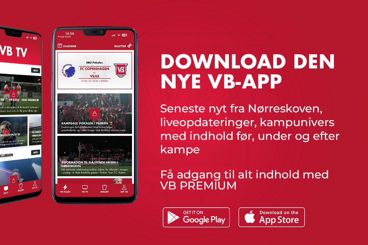 Vejle Boldklub tager stort digitalt skridt med ny VB-app | Vejle Boldklub