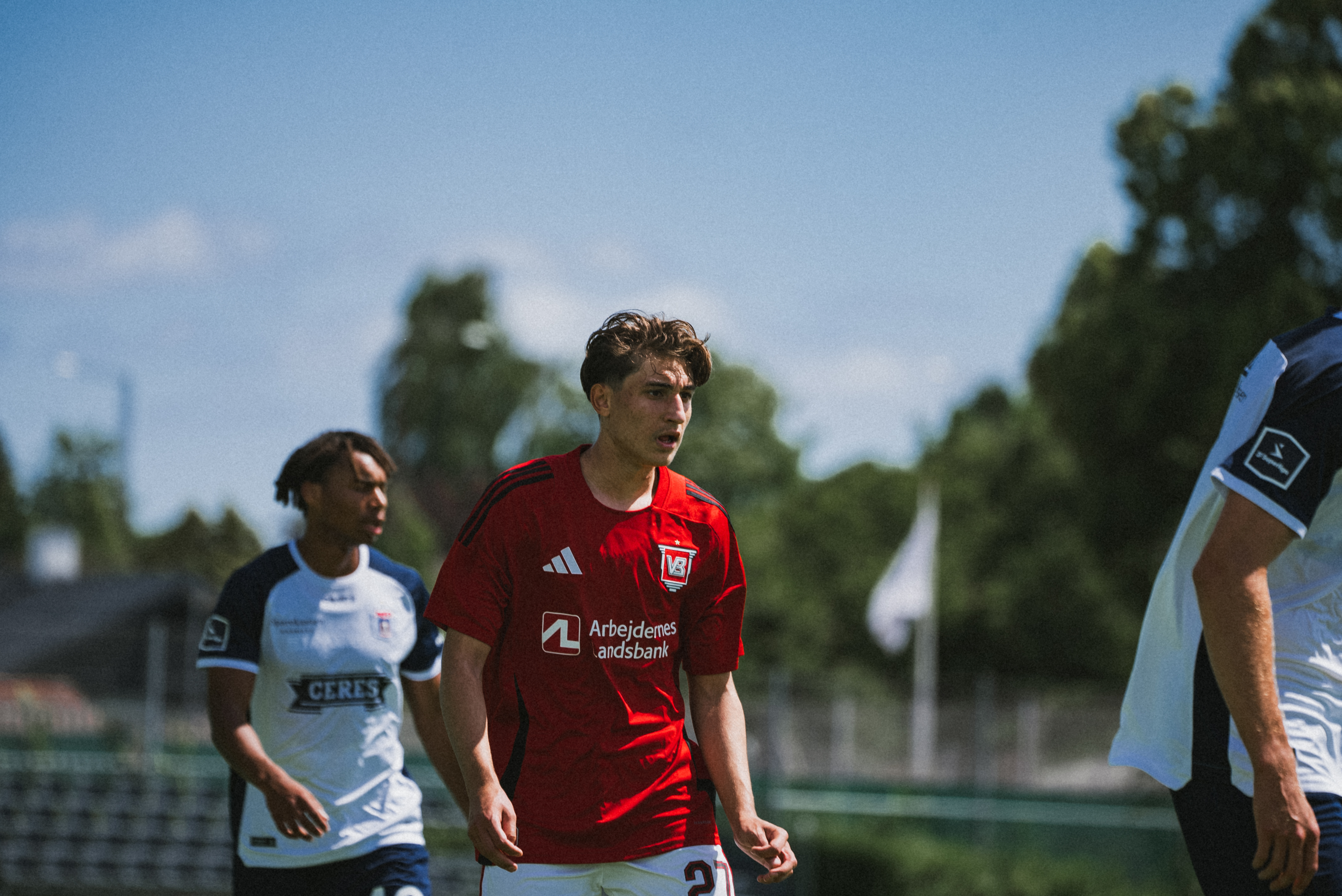 Ransfords første kamp i den røde trøje, da U19 testede mod Holstein ...